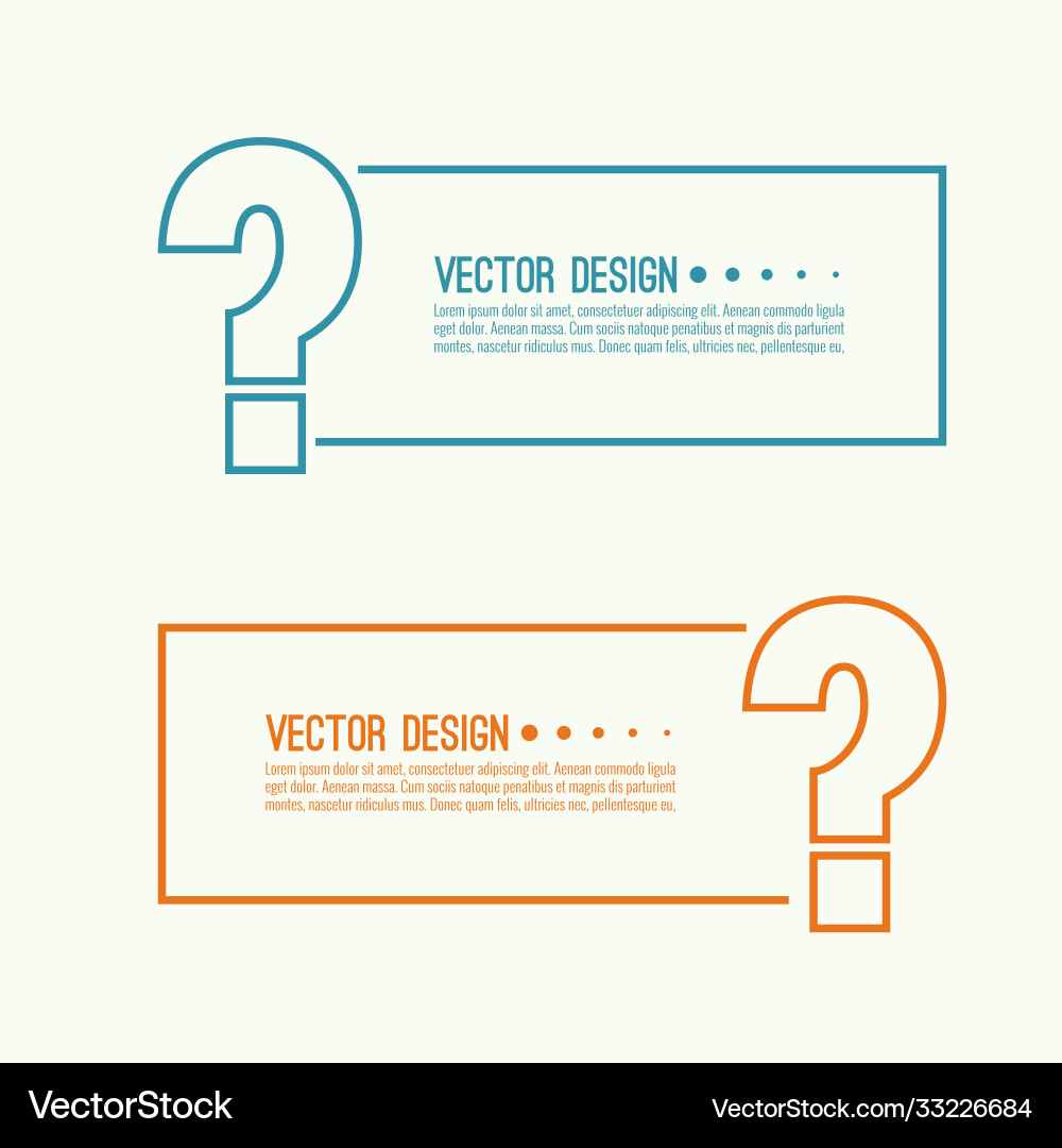 Question mark icon Royalty Free Vector Image - VectorStock