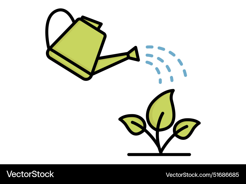 Watering icon Royalty Free Vector Image - VectorStock