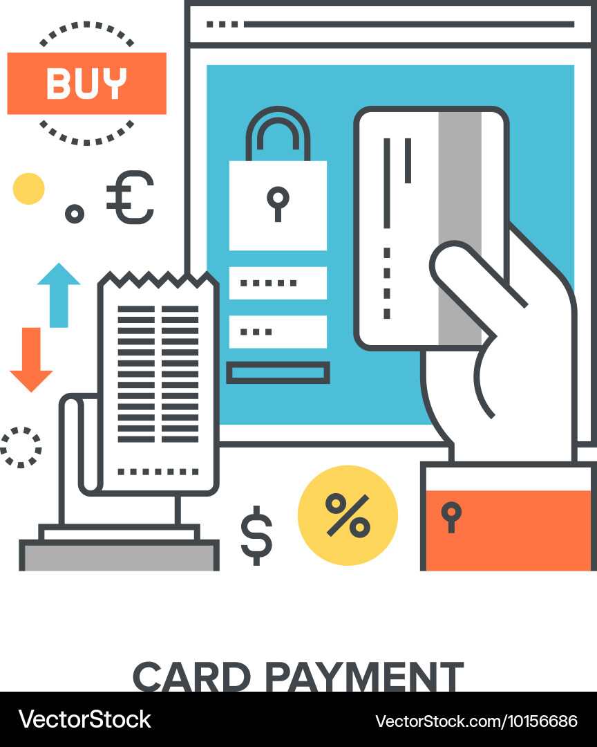 Card Payment Concepts Royalty Free Vector Image