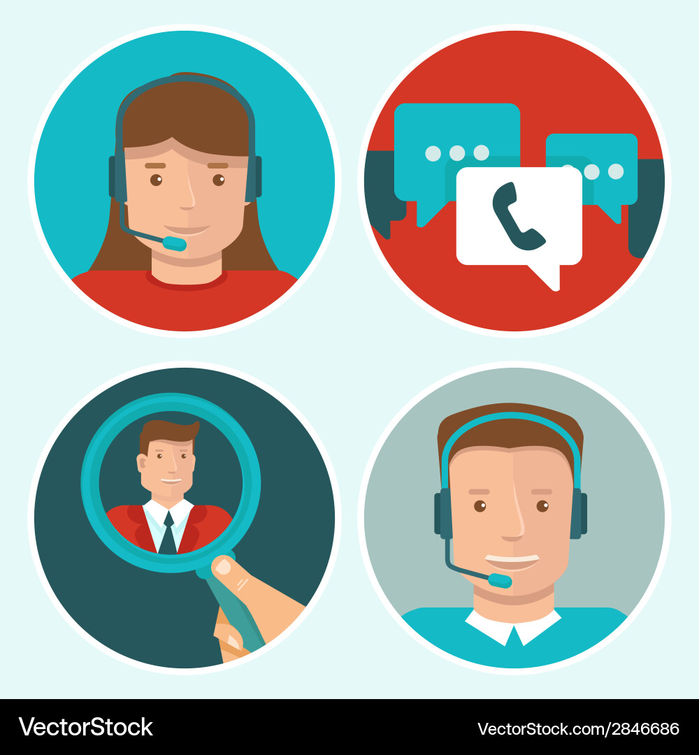 Client service Royalty Free Vector Image - VectorStock