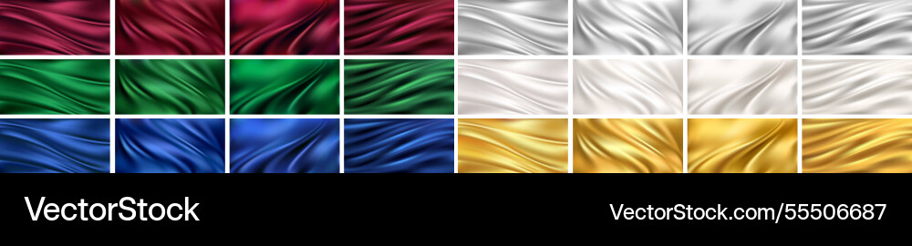 Silk cloth of elegant flowing texture Royalty Free Vector