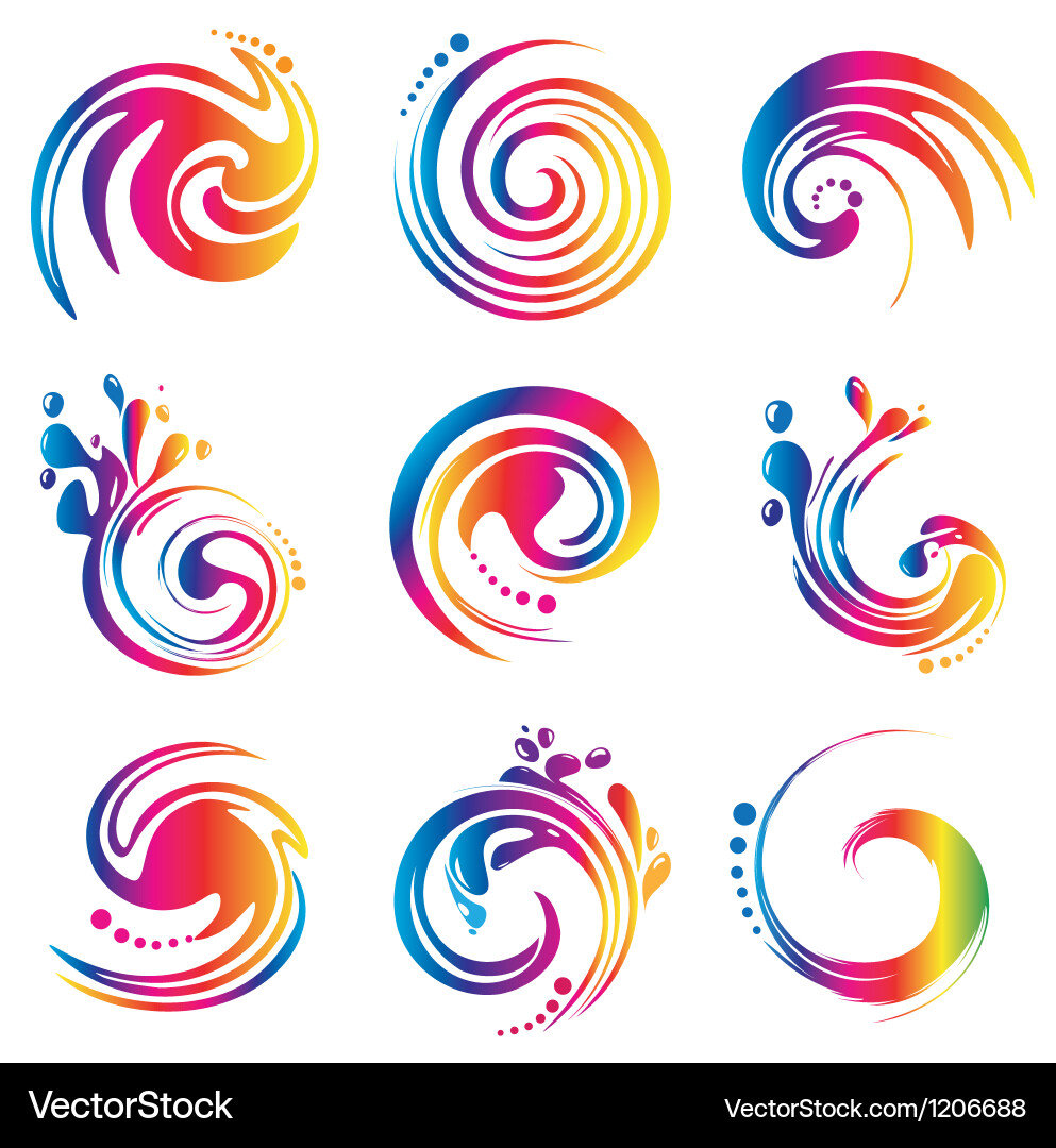 Abstract symbols Royalty Free Vector Image - VectorStock