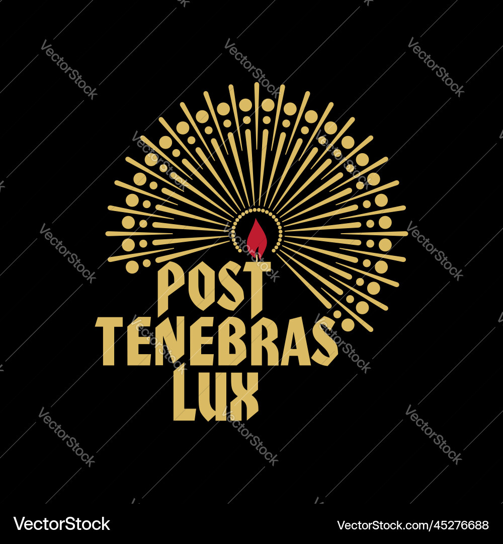 Christian Light Symbol Royalty Free Vector Image