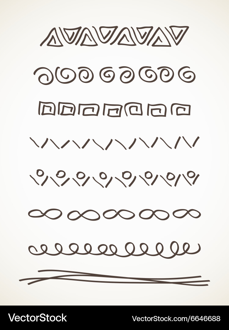 Decorative line Royalty Free Vector Image - VectorStock