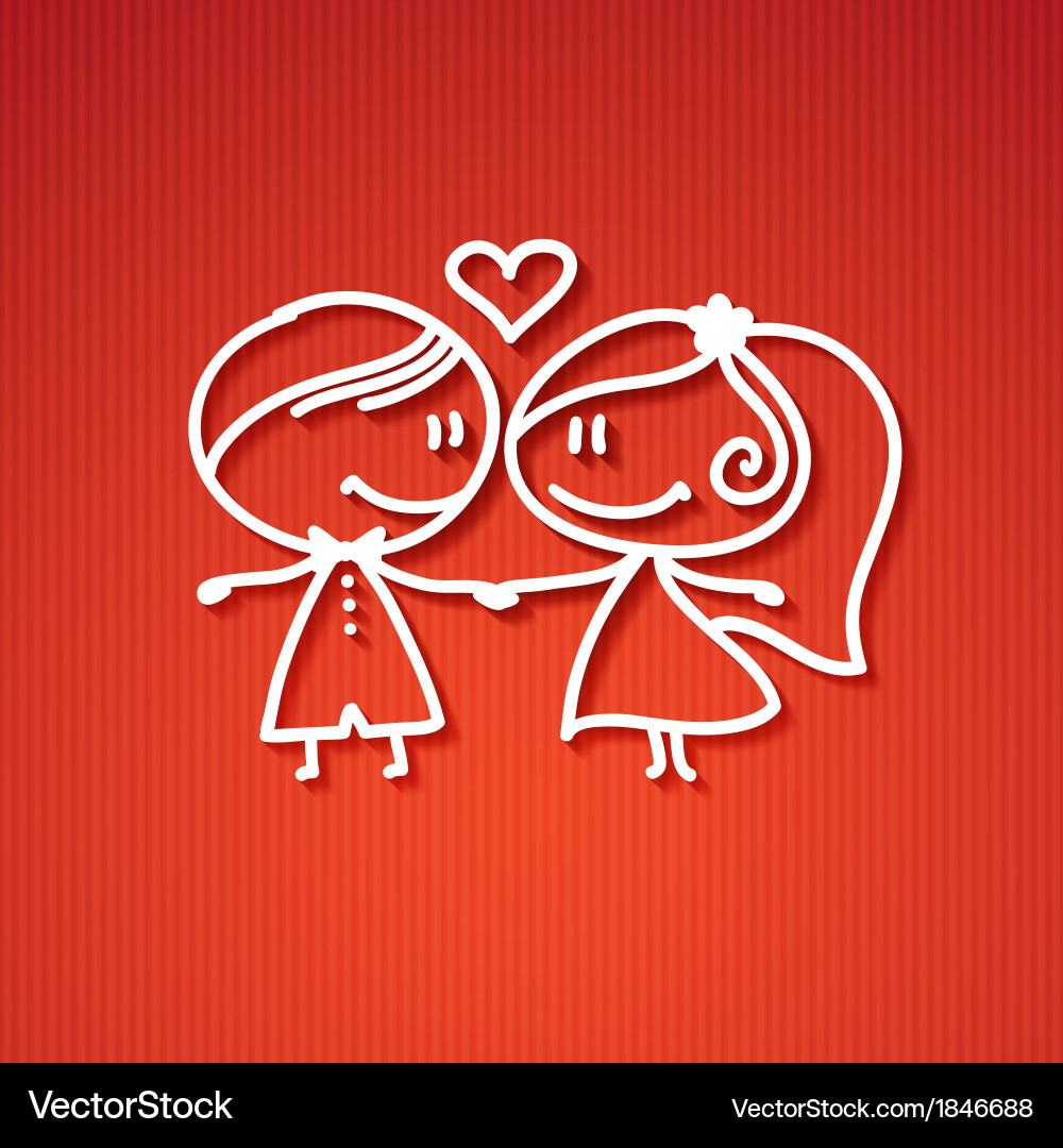 Wedding couple Royalty Free Vector Image - VectorStock