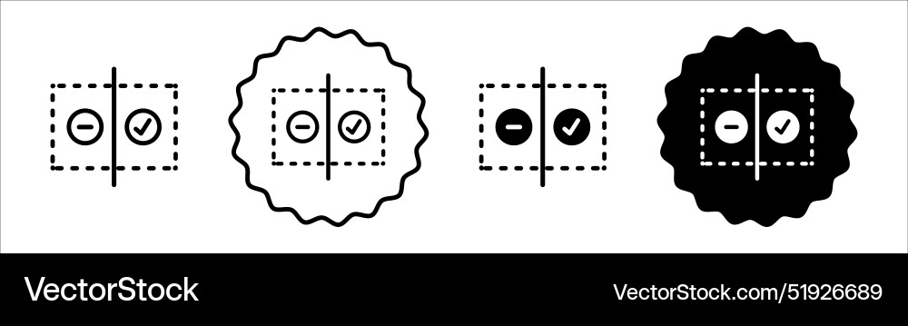 Before after icon symbol set collection Royalty Free Vector