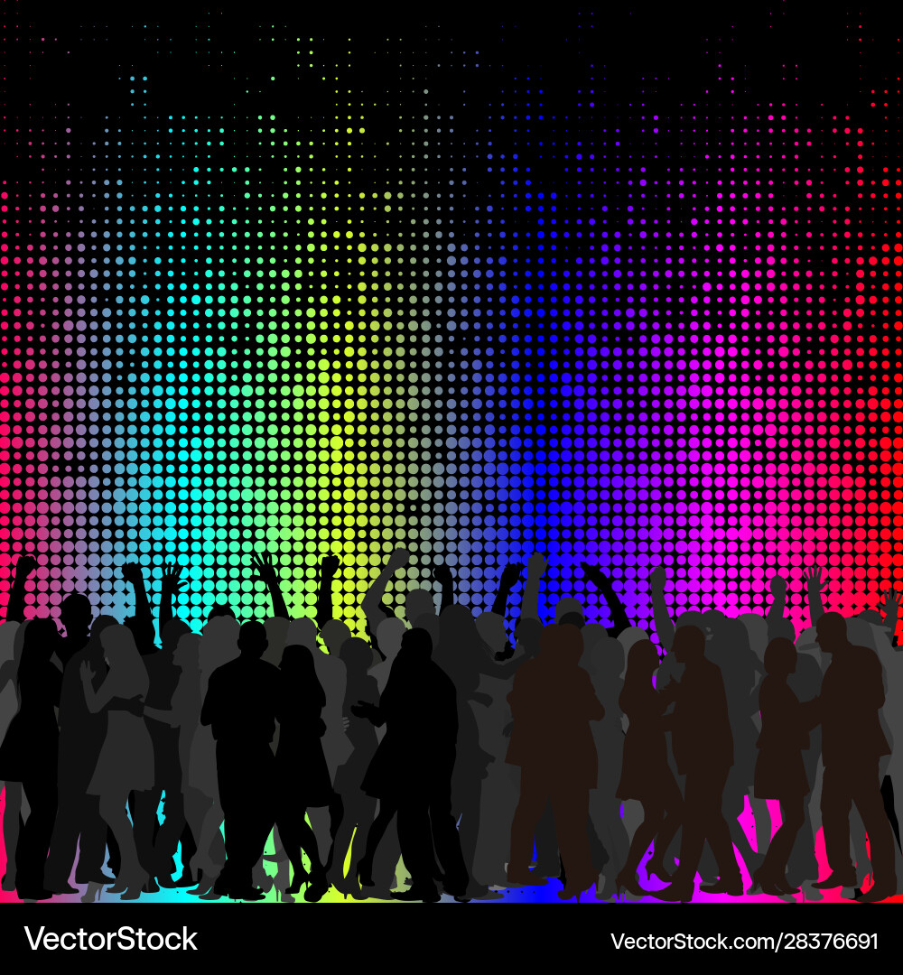 Disco background Royalty Free Vector Image - VectorStock