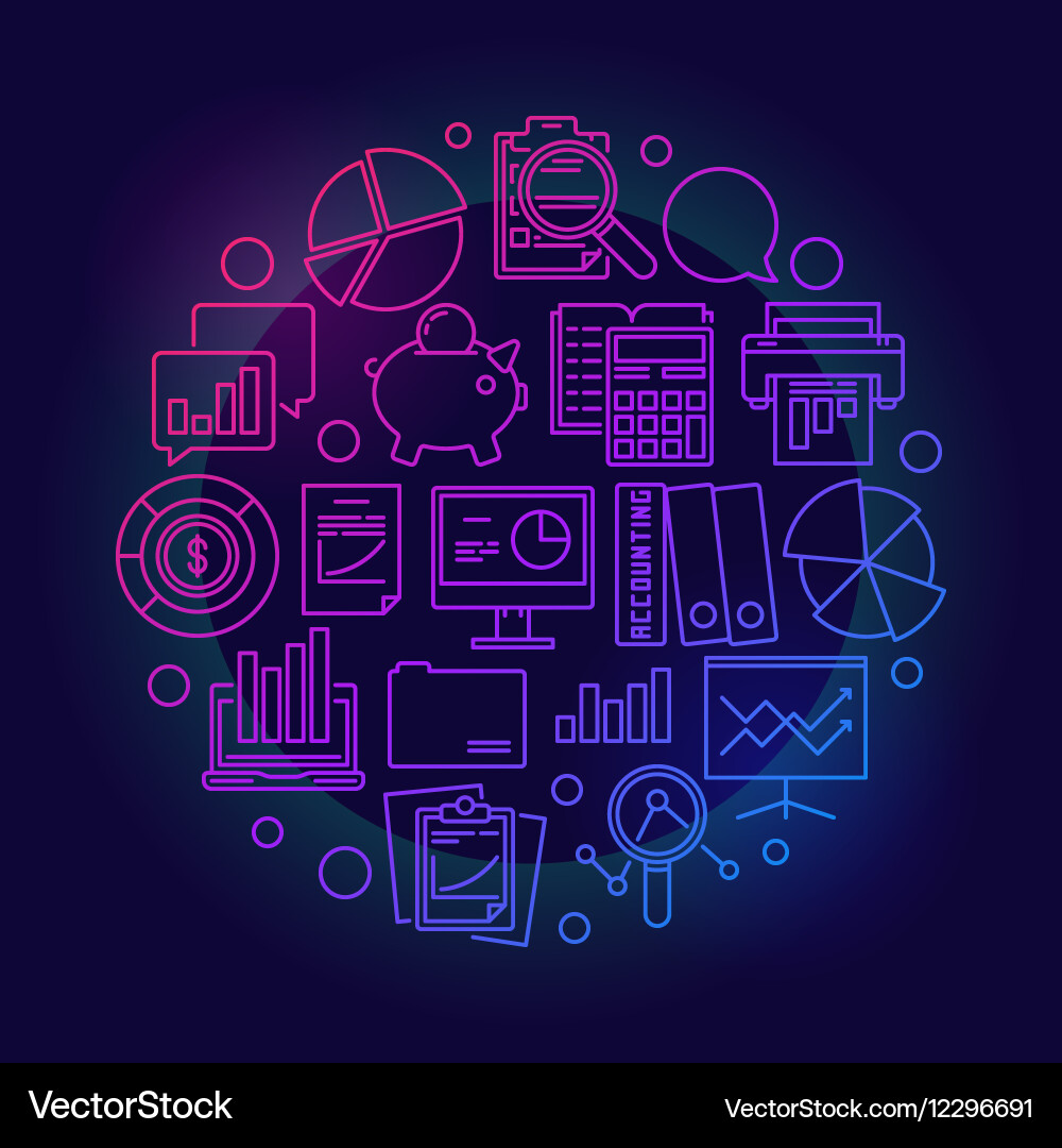 Accounting symbol Vector Images & Graphics for Commercial Use | VectorStock