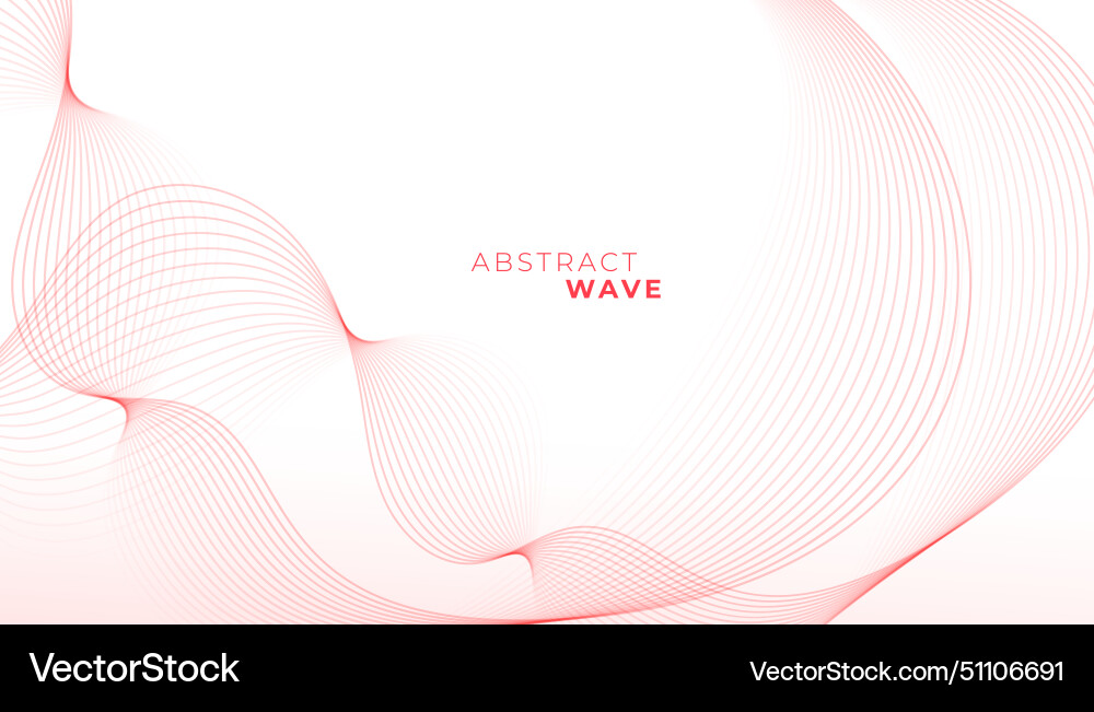 Minimal and abstract curvy line motion backdrop Vector Image