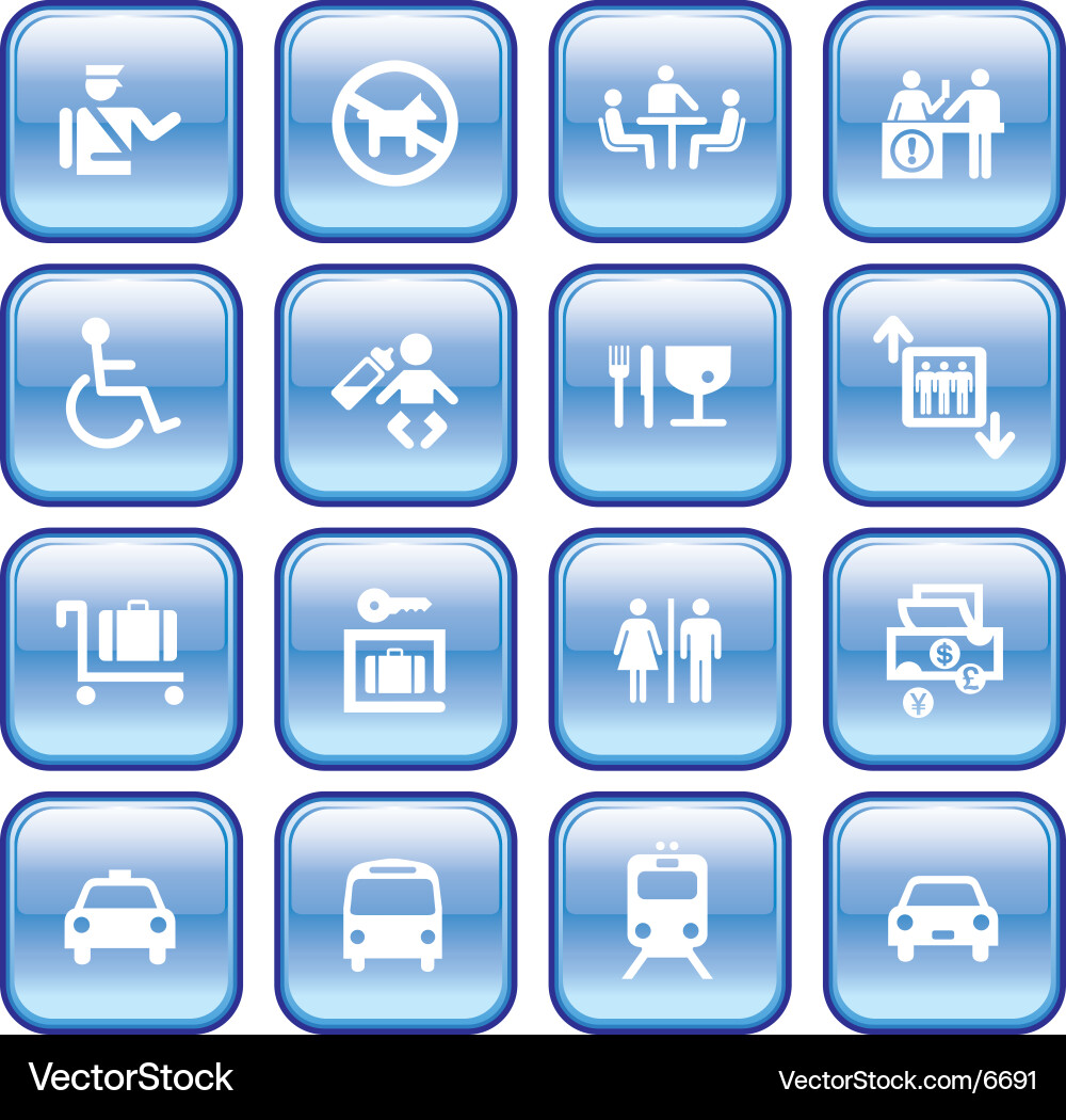 Shopping directory signage Royalty Free Vector Image