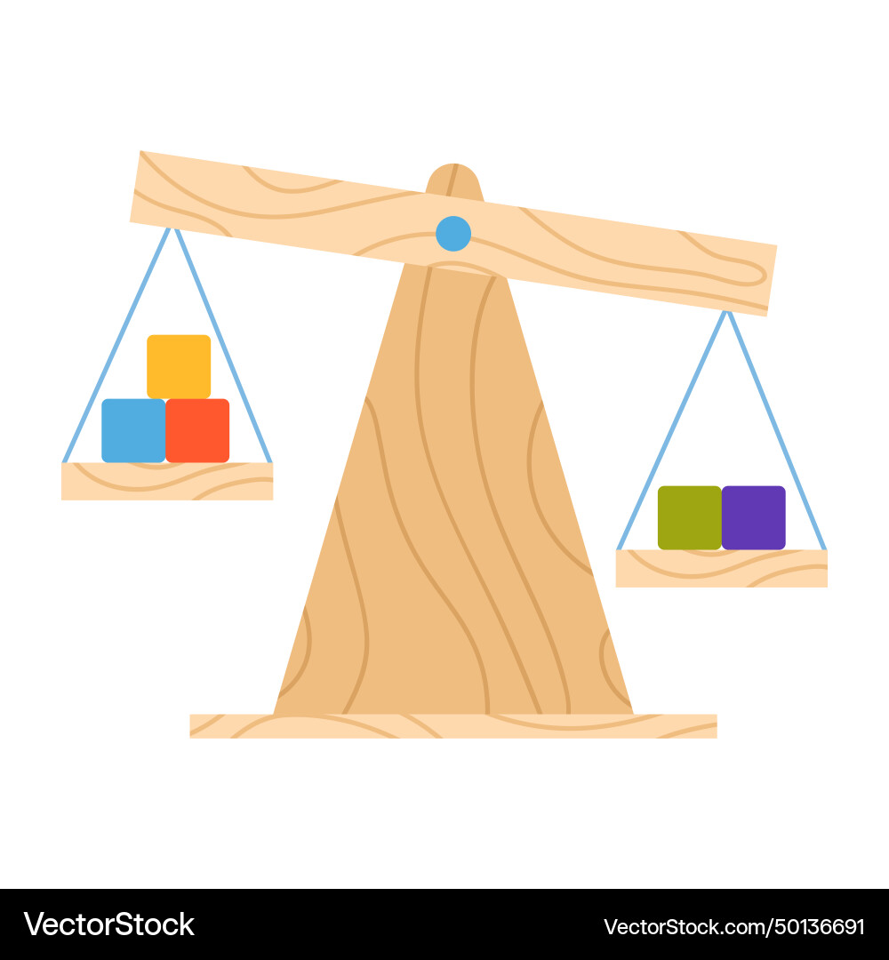 Wooden educational game Royalty Free Vector Image