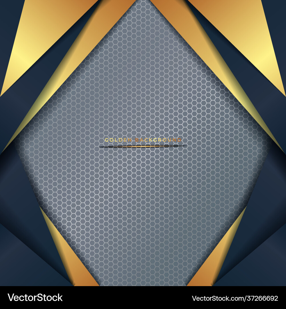 Golden greeting card background Royalty Free Vector Image