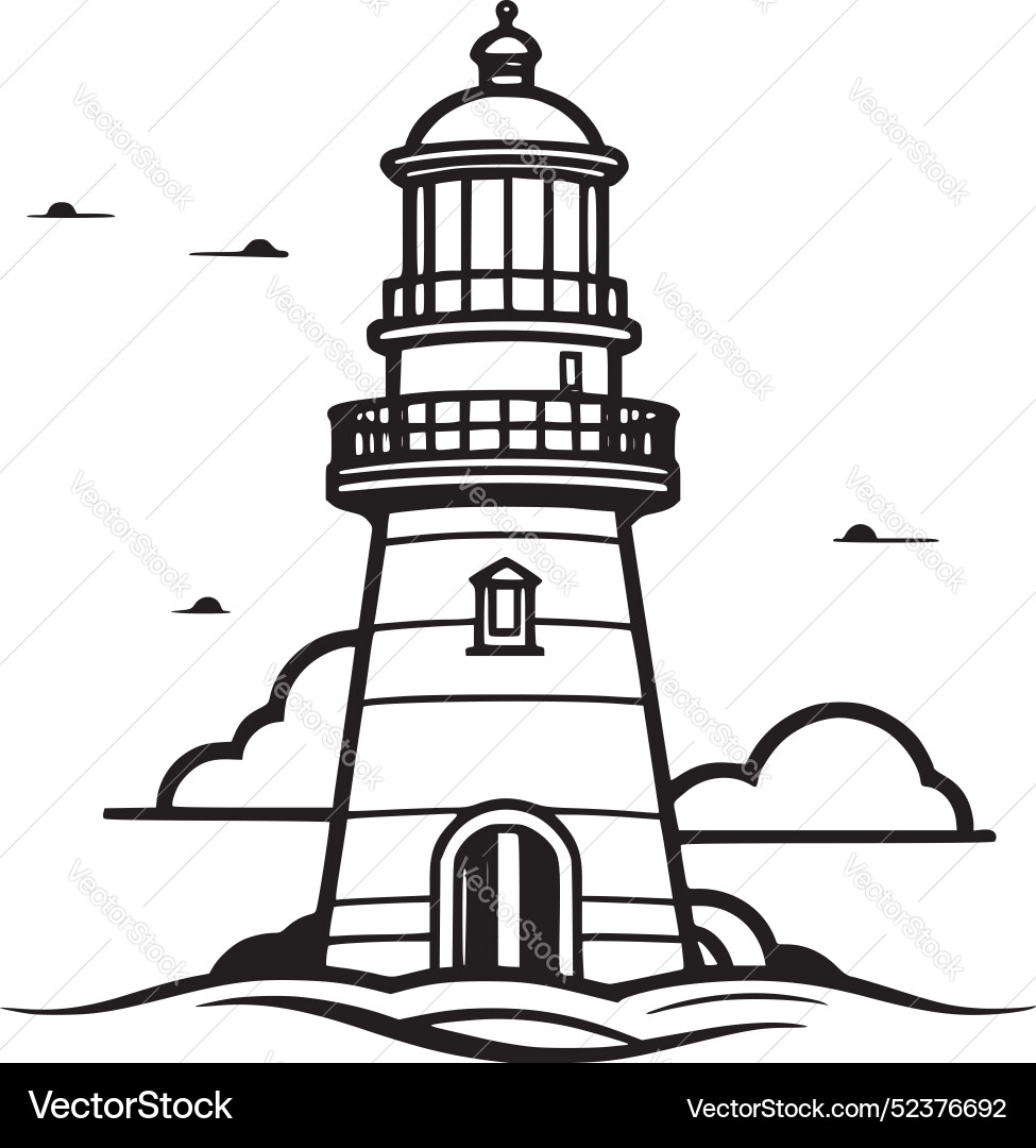 Lighthouse Royalty Free Vector Image - VectorStock