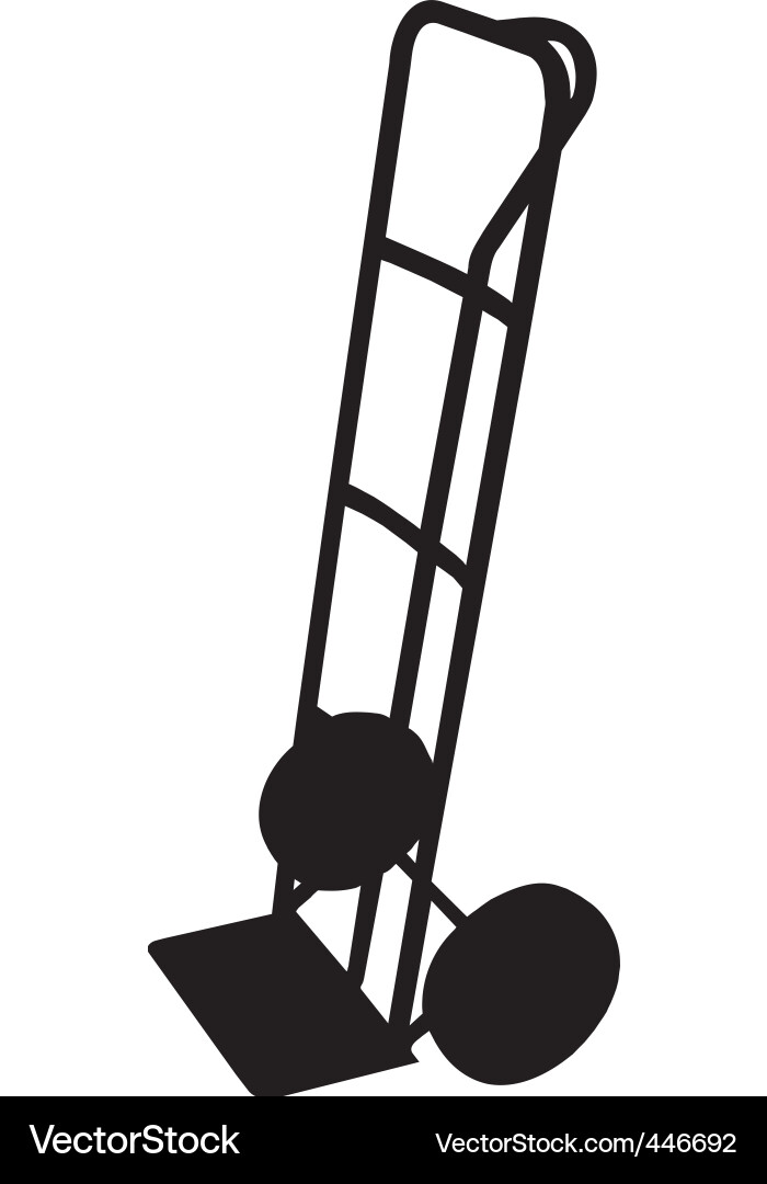 Sack trolley Royalty Free Vector Image - VectorStock