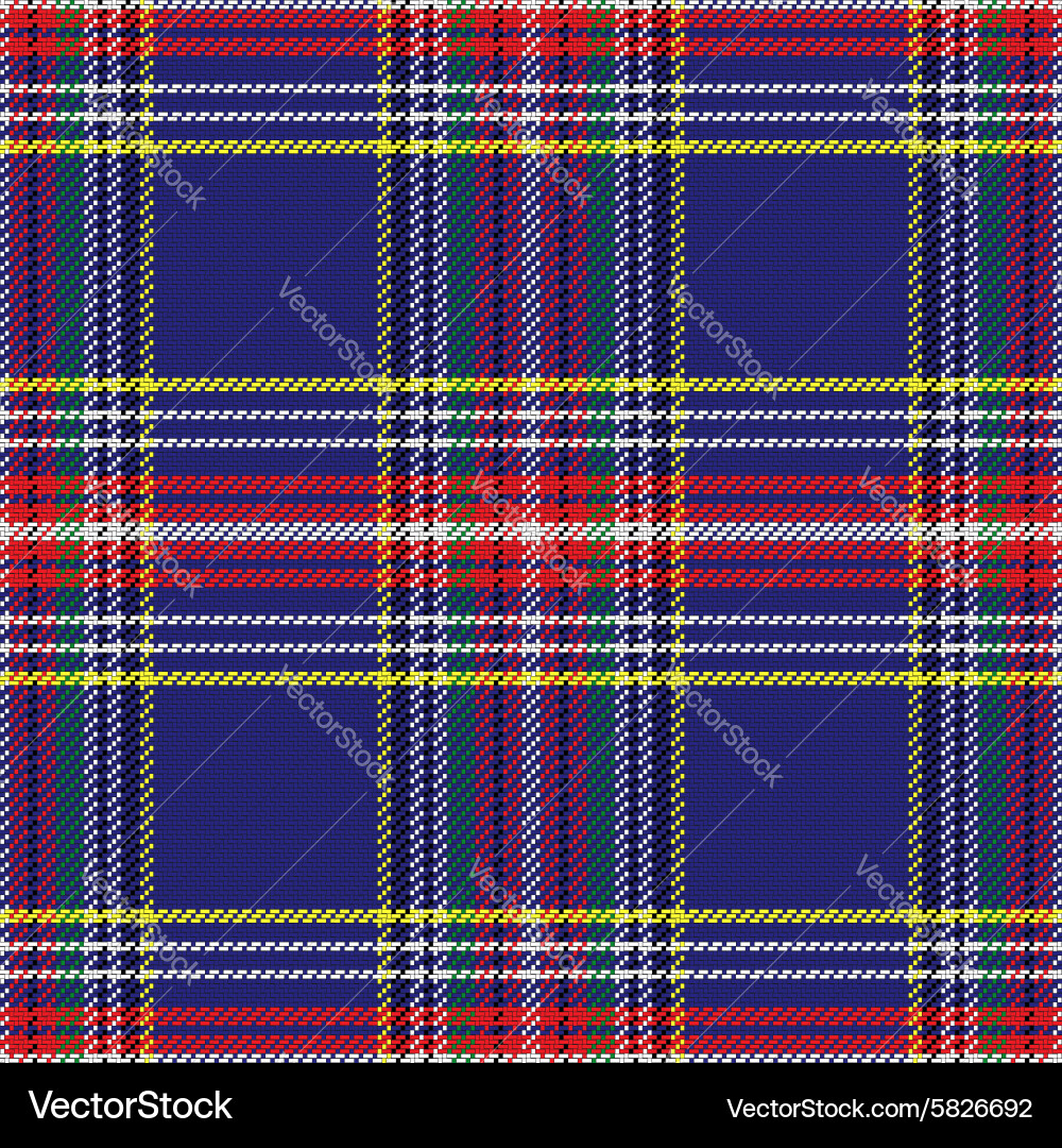 Seamless pattern scottish tartan Royalty Free Vector Image
