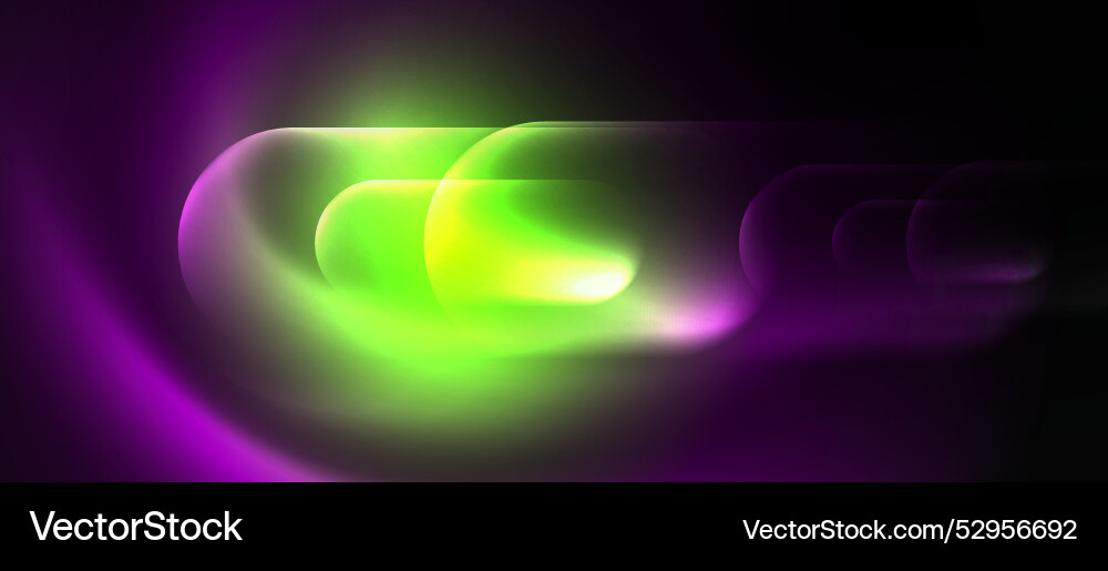 Shiny color neon glowing design Royalty Free Vector Image