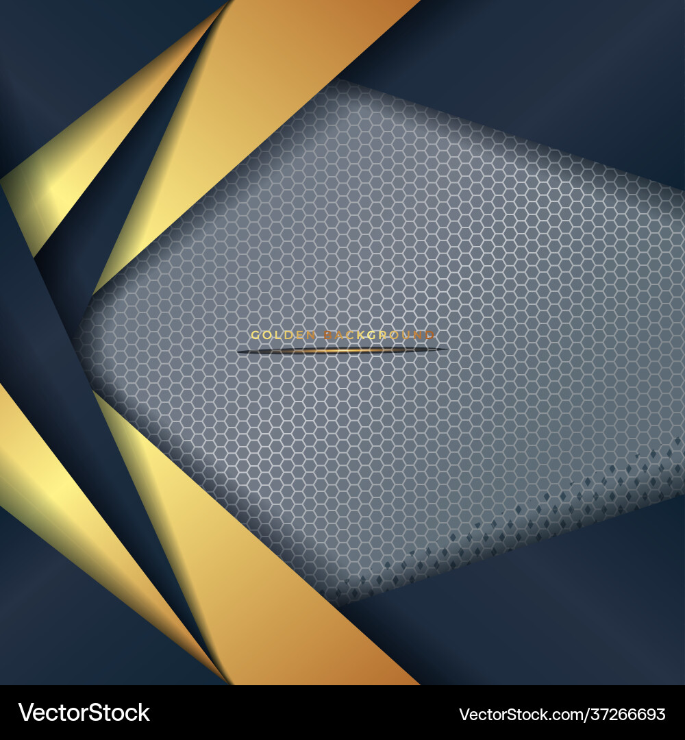 Golden greeting card background Royalty Free Vector Image