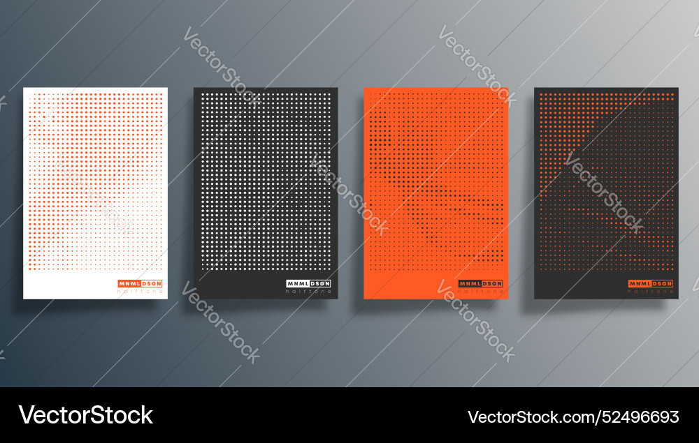 Halftone pattern design for flyer poster Vector Image