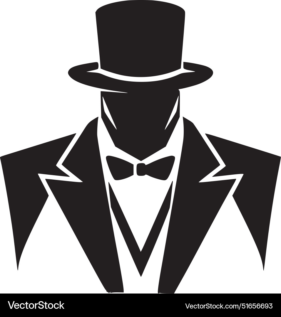 Suit - minimalist and simple silhouette Royalty Free Vector