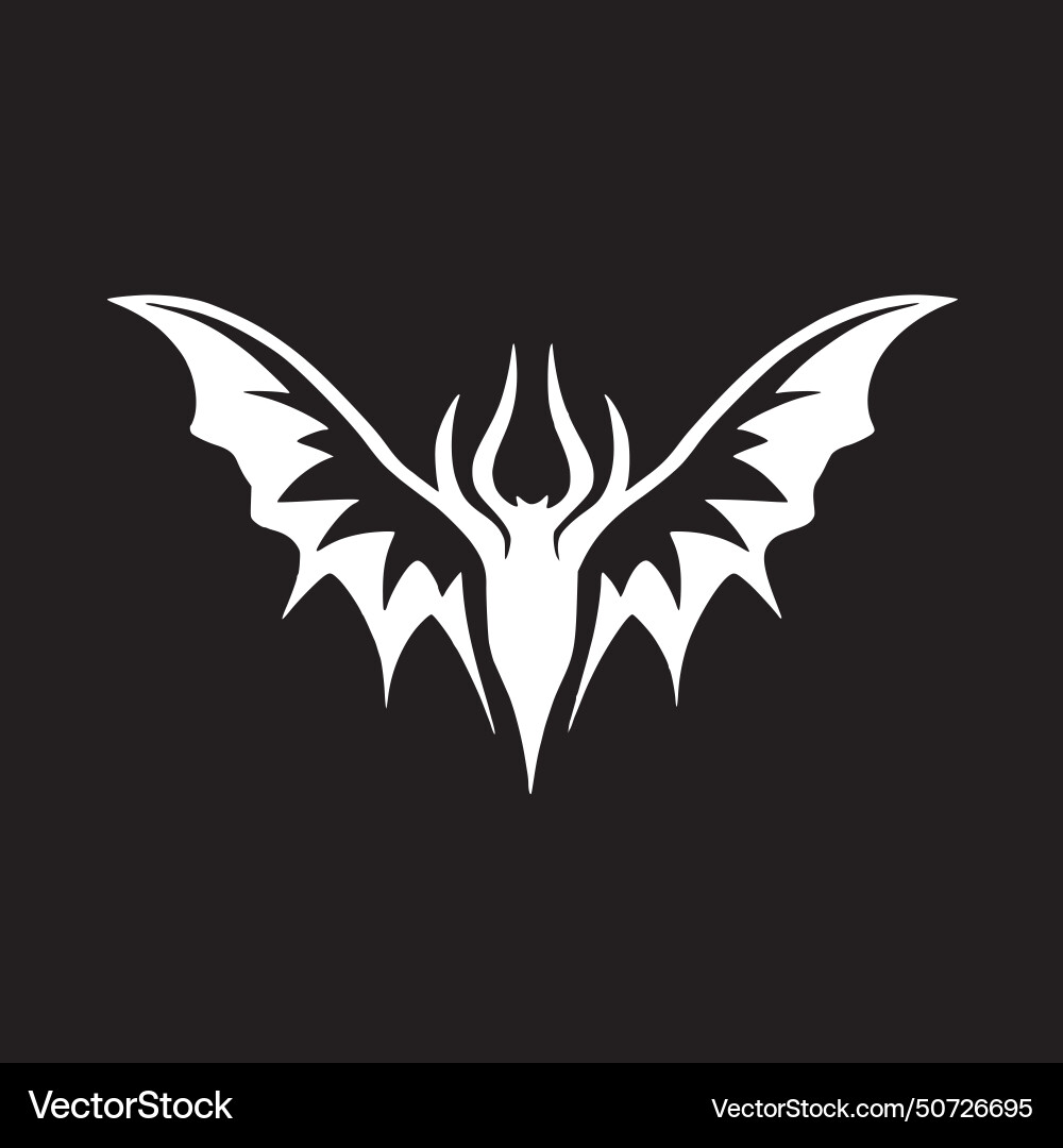 Bat - high quality logo ideal for t-shirt Vector Image