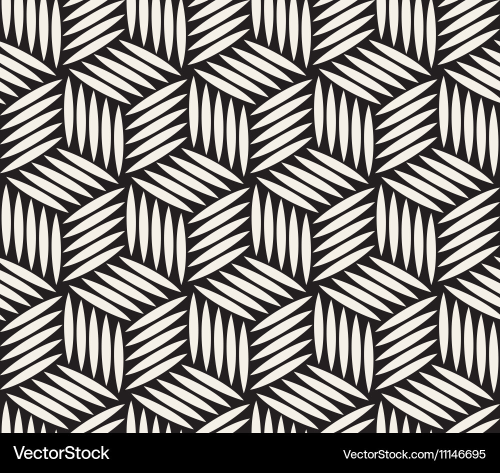 Black and White Hexagonal Pattern Royalty Free Vector Image