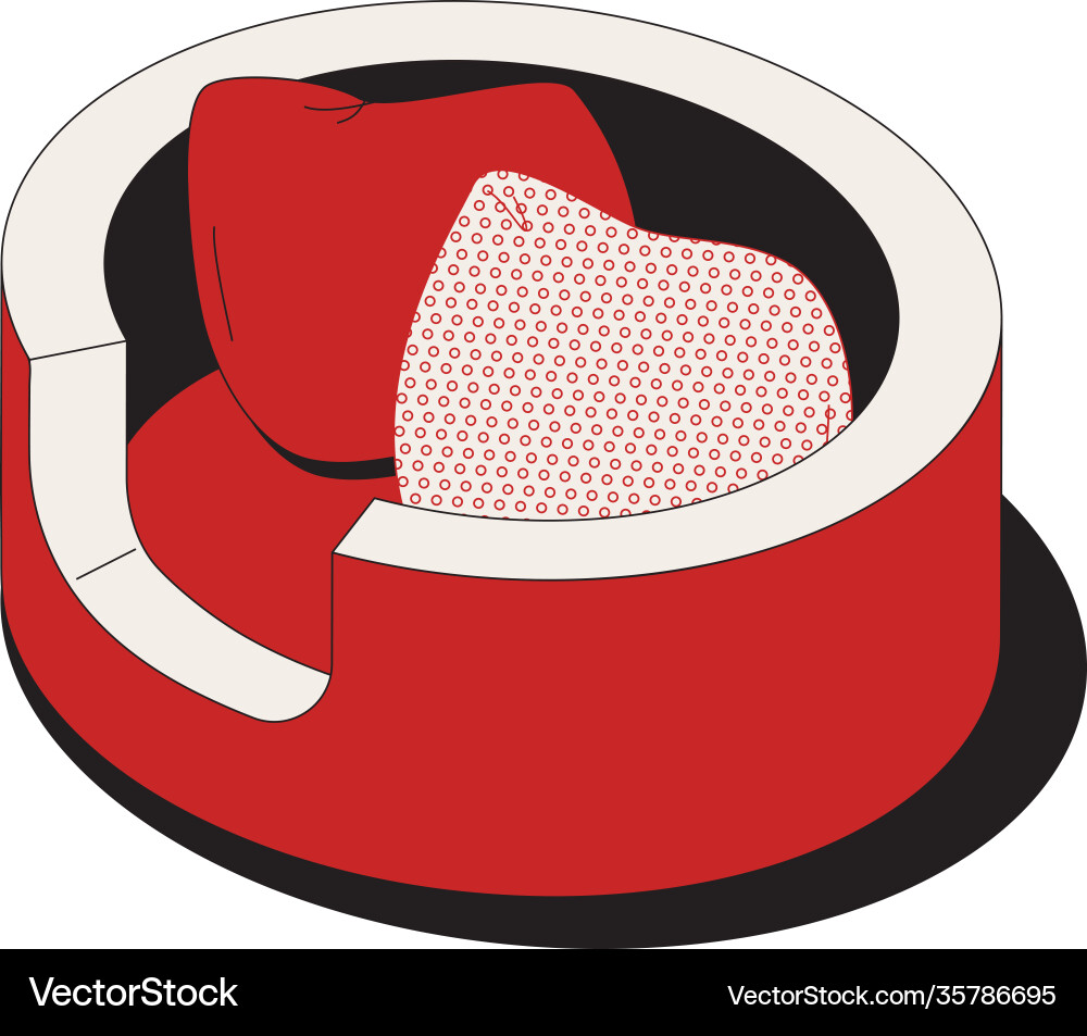 Cat bed icon Royalty Free Vector Image - VectorStock