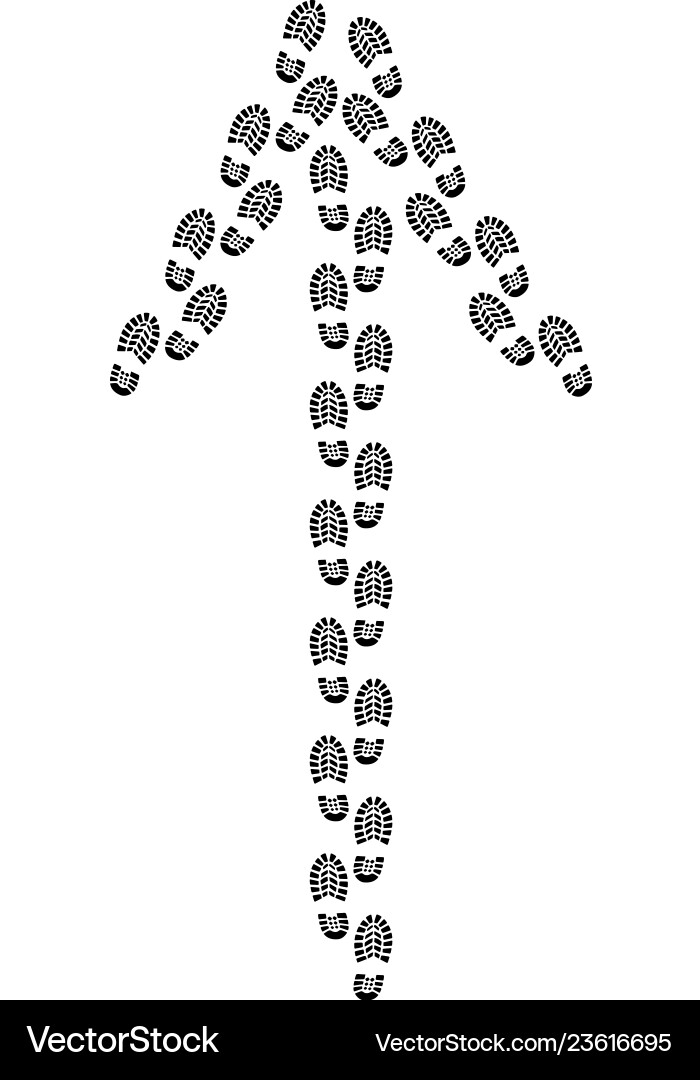 Footstep Royalty Free Vector Image - VectorStock
