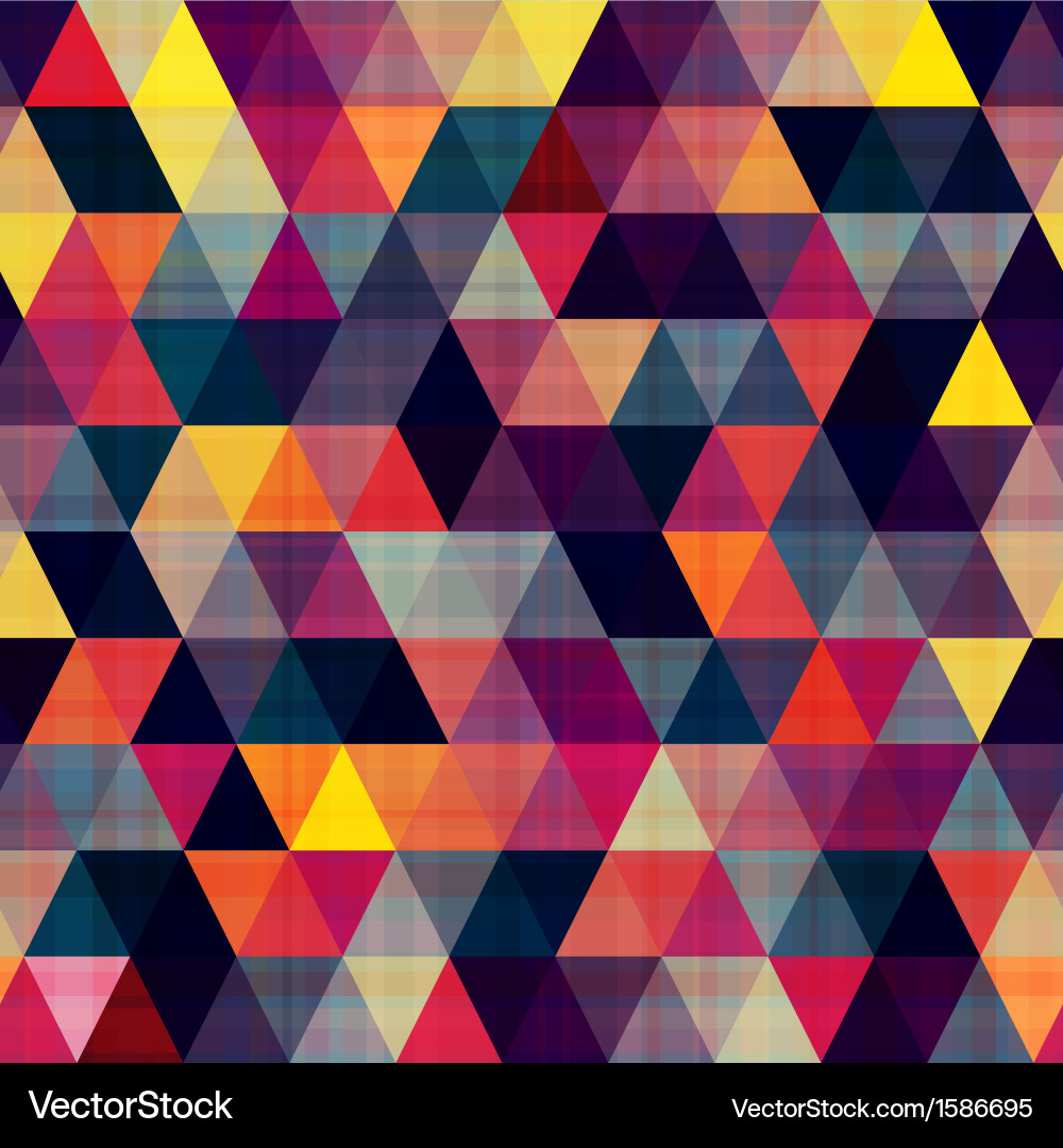 Seamless triangle pattern texture Royalty Free Vector Image