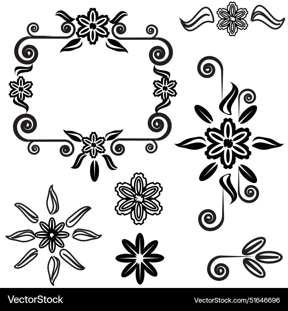 Floral ornament Royalty Free Vector Image - VectorStock