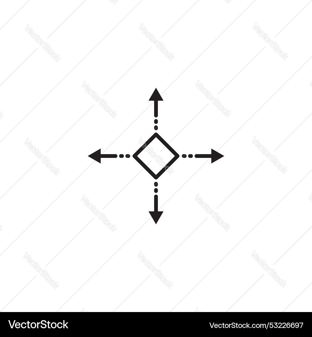 Flexibility icon set flexible arrow business web Vector Image