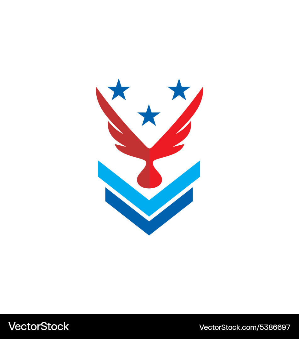 Military Eagle Logo Royalty Free Vector Image - VectorStock