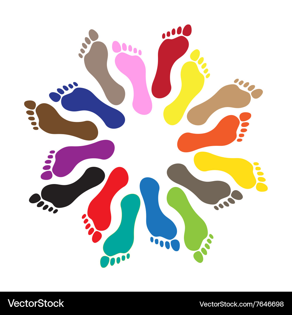 Barefoot Royalty Free Vector Image - VectorStock