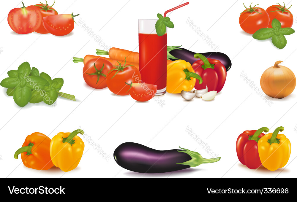 Vegetables Royalty Free Vector Image - VectorStock