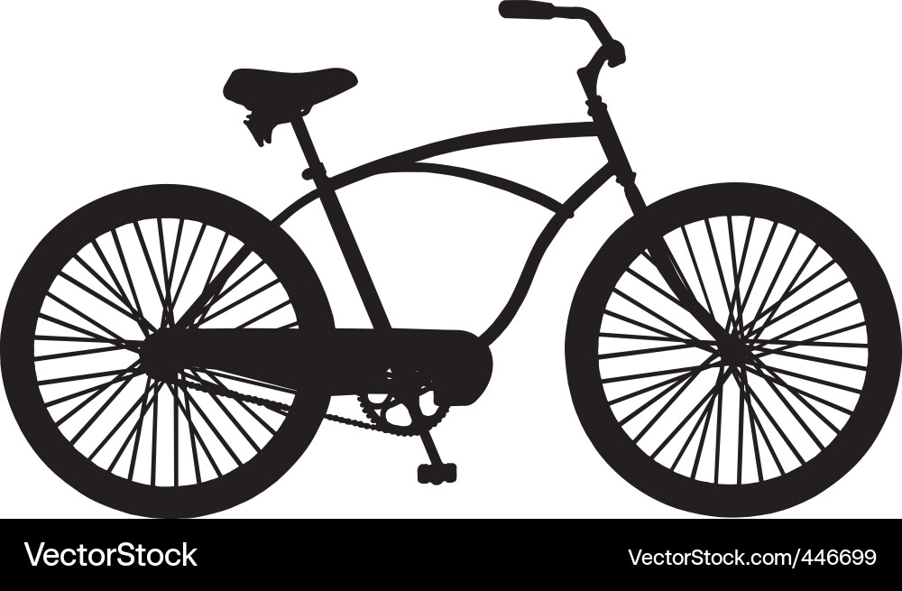 Cruiser bicycle Royalty Free Vector Image - VectorStock