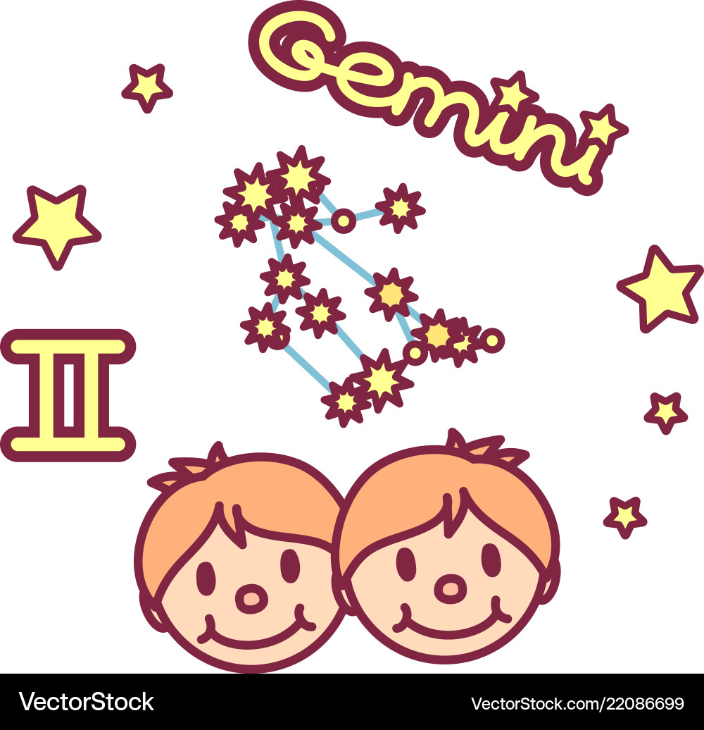 Cute zodiac sign Royalty Free Vector Image - VectorStock