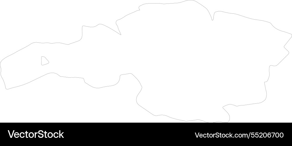 Bizkaia spain outline map Royalty Free Vector Image