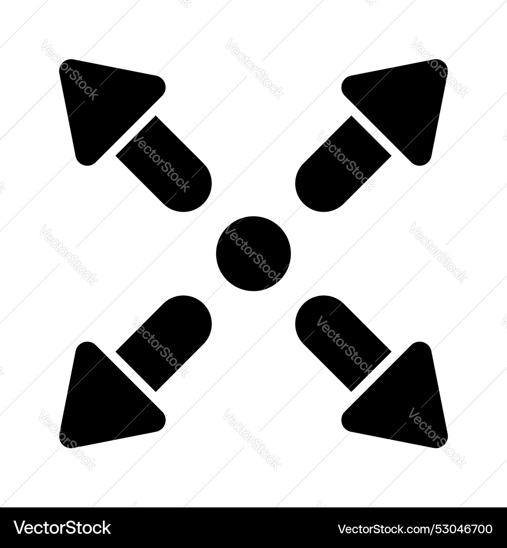 Check this carefully crafted icon of directional Vector Image