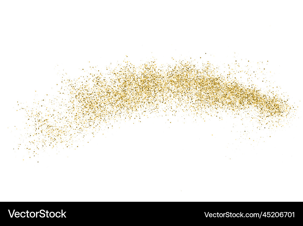 Gold glitter texture Royalty Free Vector Image