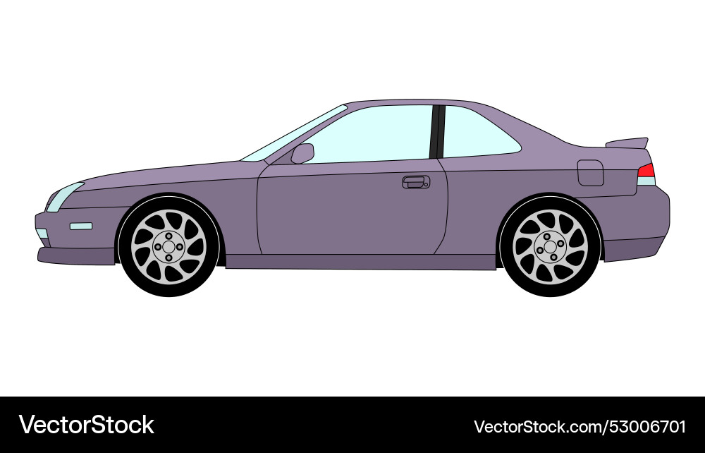 Honda prelude 1996 Royalty Free Vector Image - VectorStock