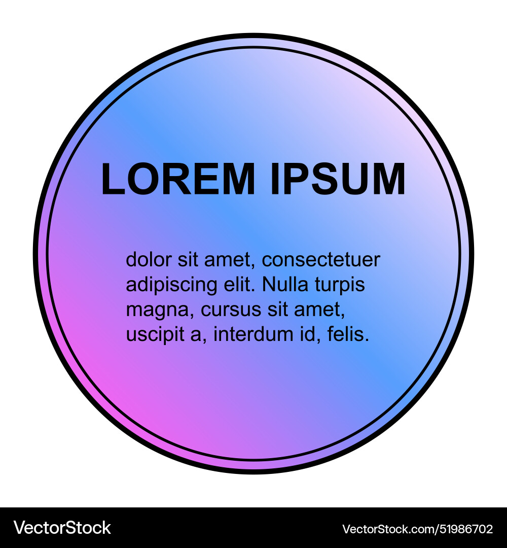 Bubble title shape banner geometric design icon Vector Image