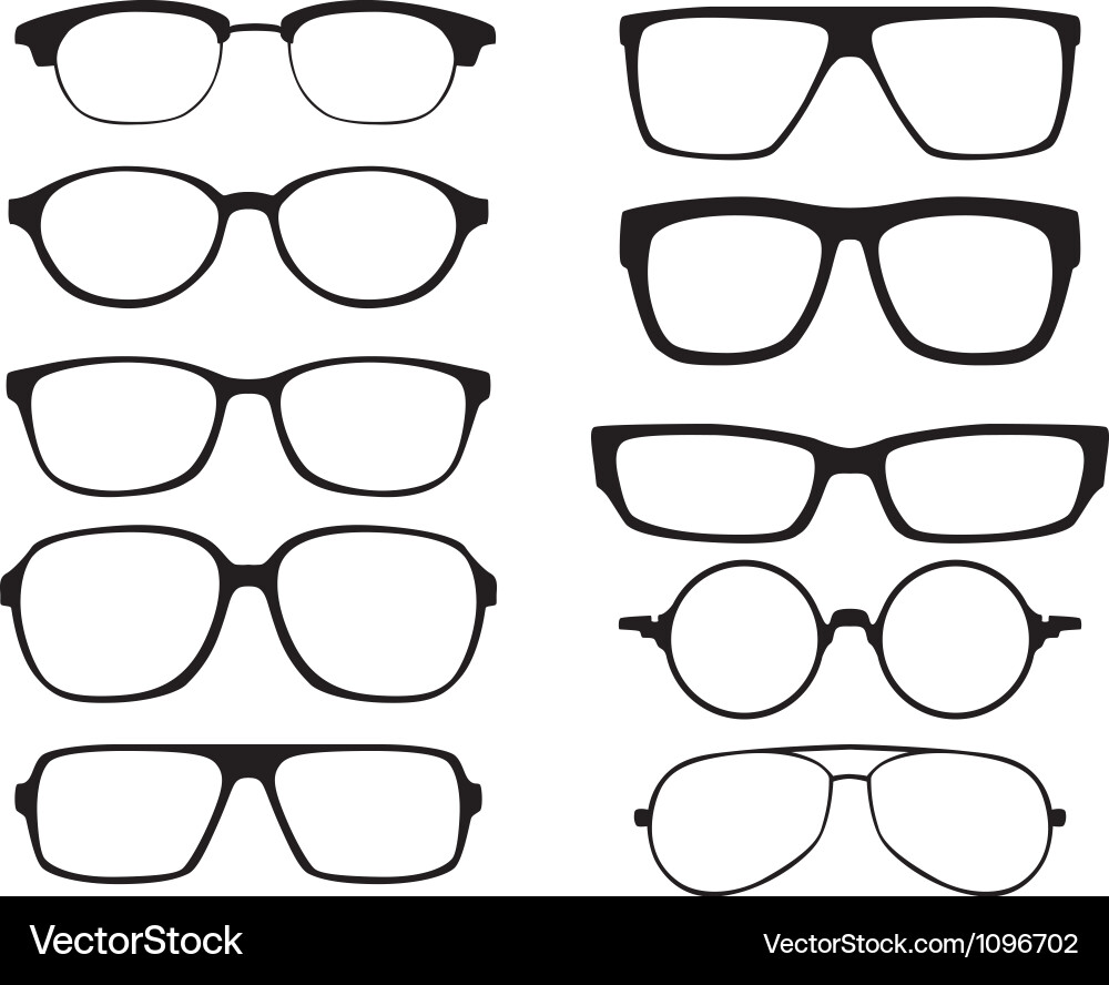 Glasses Royalty Free Vector Image - VectorStock