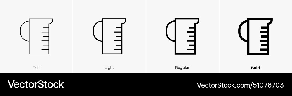 Cl icon thin light regular and bold style design Vector Image