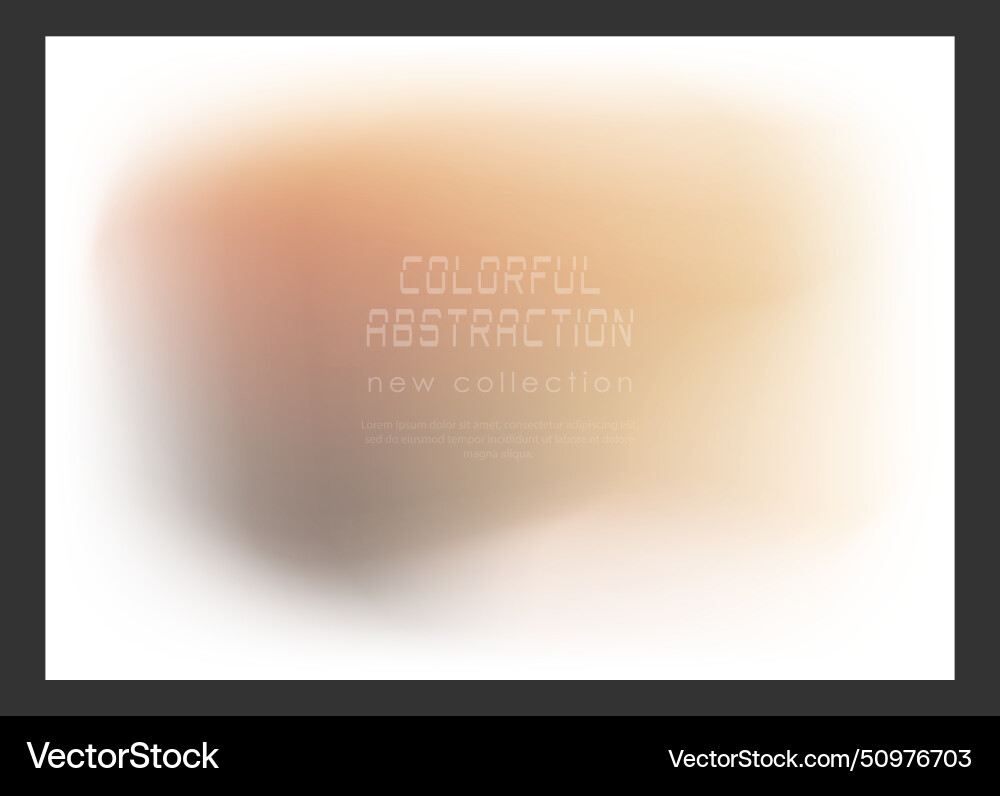Gradient with blur background for the design Vector Image