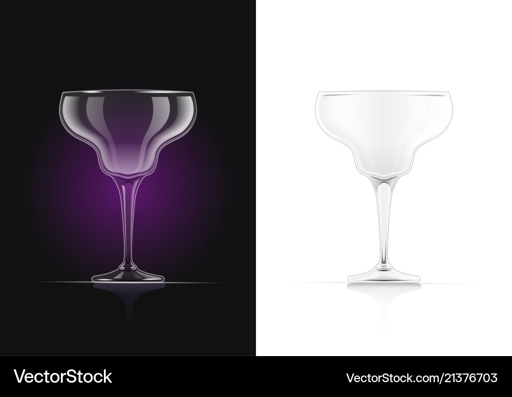 Margarita cocktail glass Royalty Free Vector Image