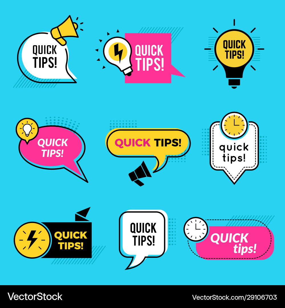 Quick Tip Icon Vector Images (over 7,000)