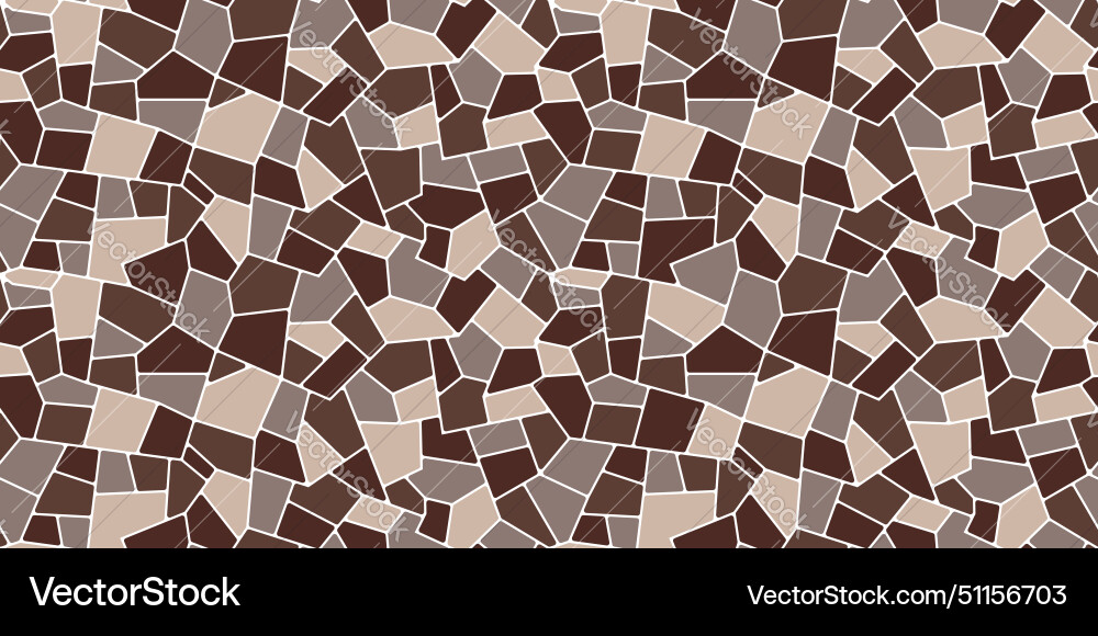 Splinter mosaic stone tile pattern background Vector Image