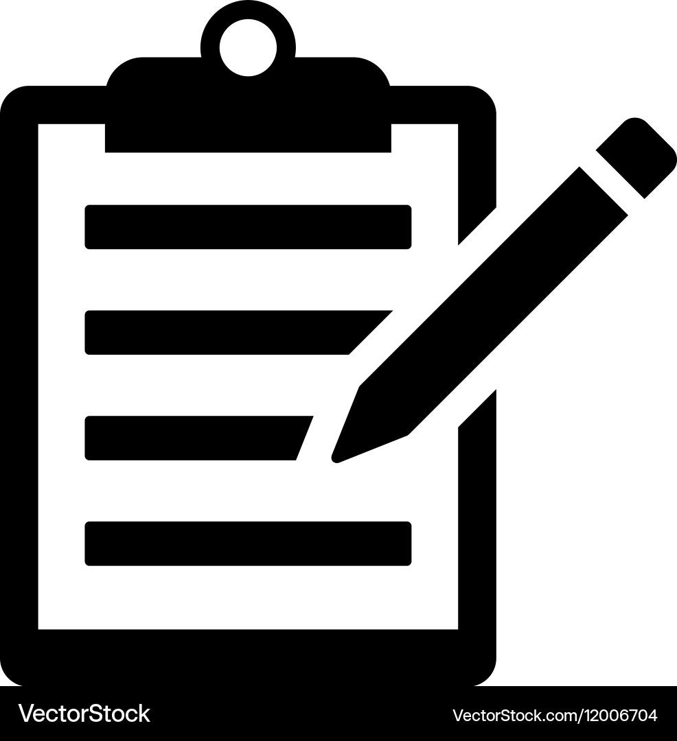 Note icon flat Royalty Free Vector Image - VectorStock