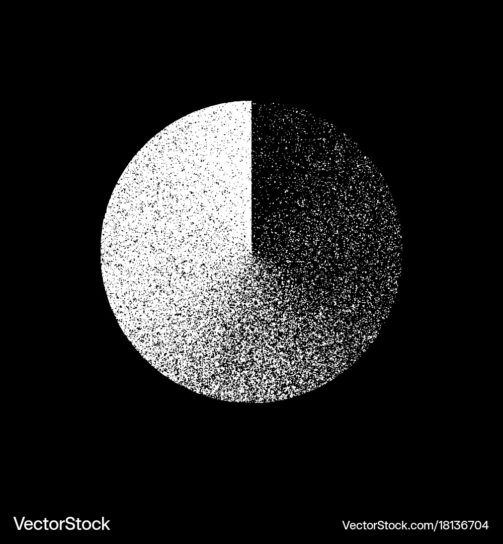 White abstract circle badge Royalty Free Vector Image