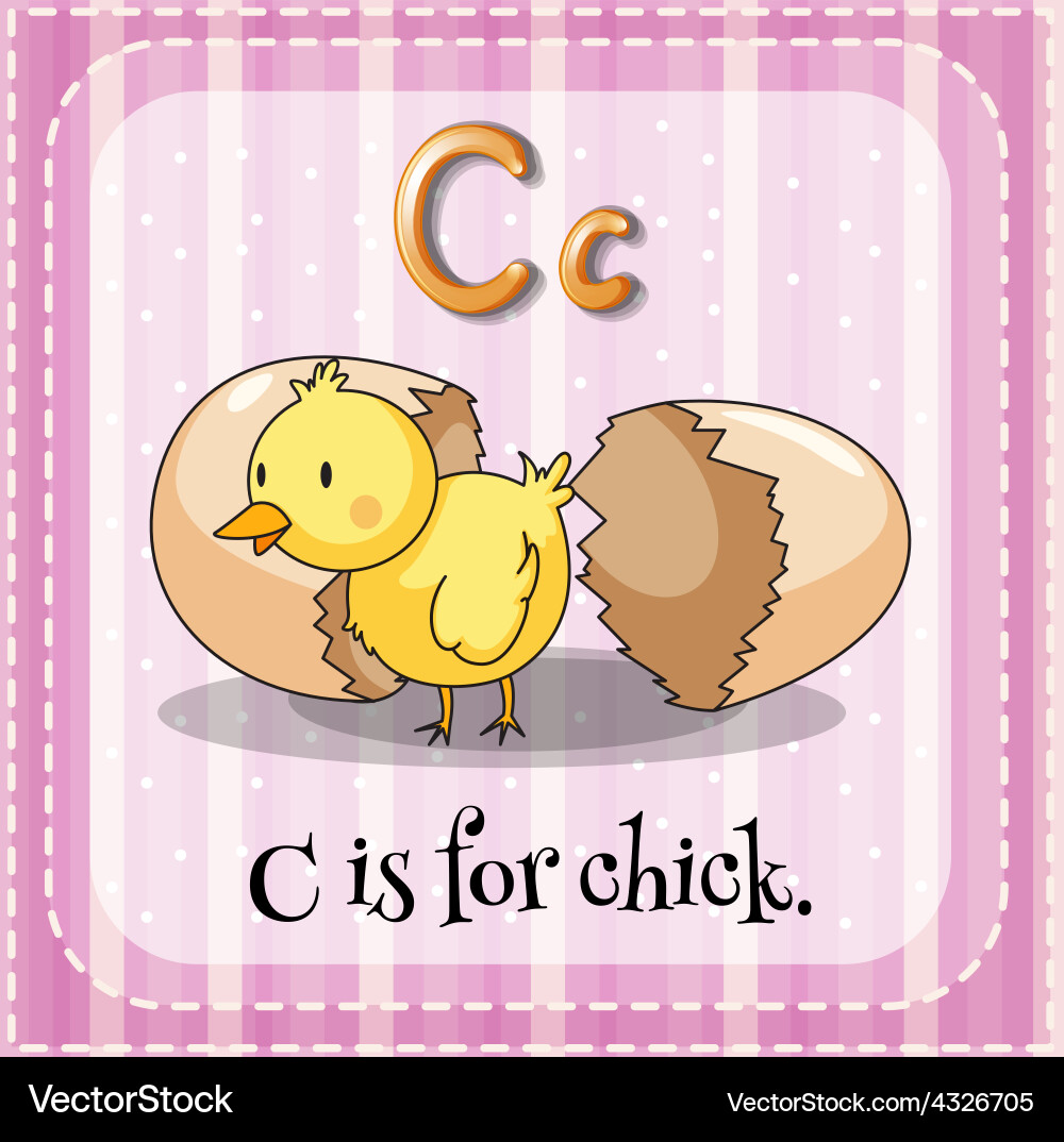 Alphabet c Royalty Free Vector Image - VectorStock