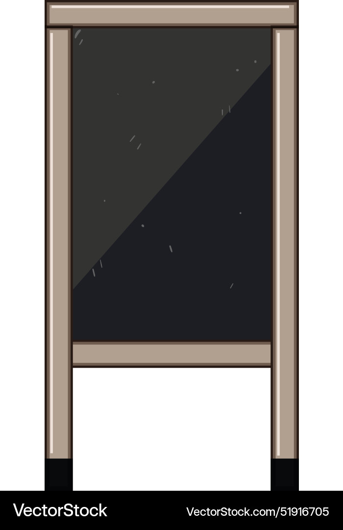 Chalk outdoor chalkboard cartoon Royalty Free Vector Image